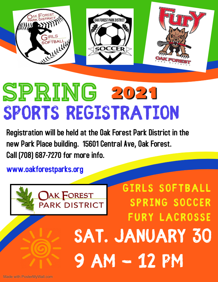 2021 Spring Reg Flyer – Oak Forest Park District