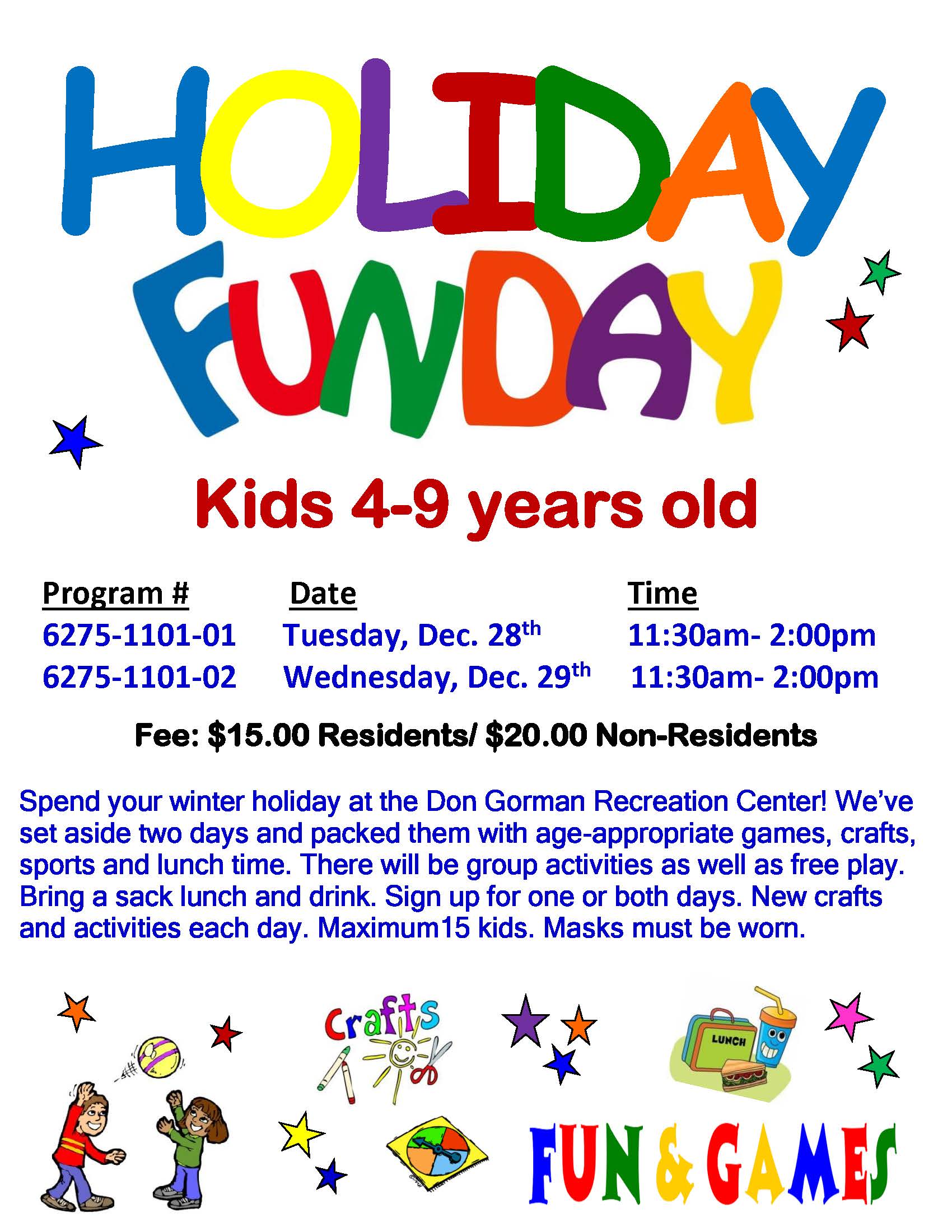 HOLIDAY FUN DAY
