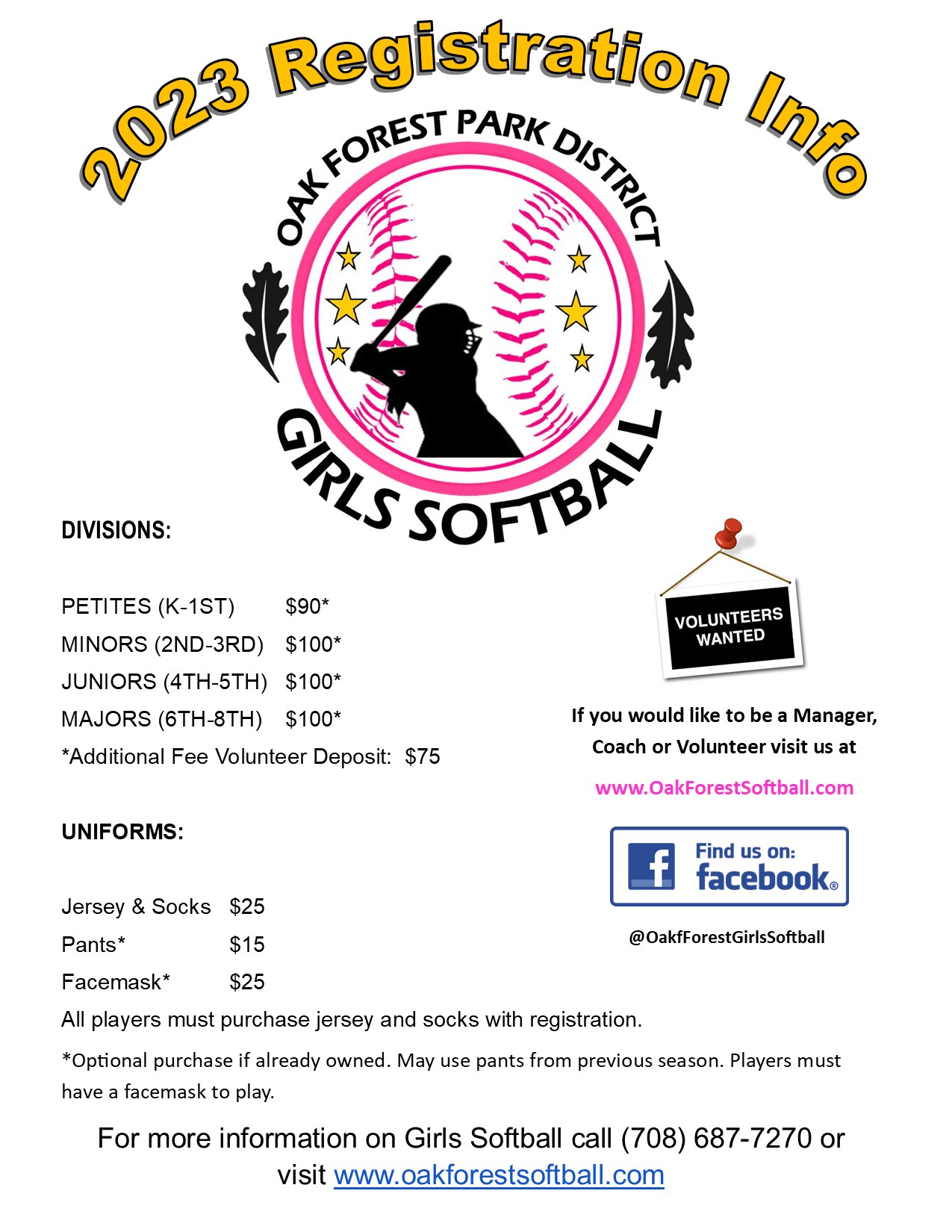 2023 Registration Flyer