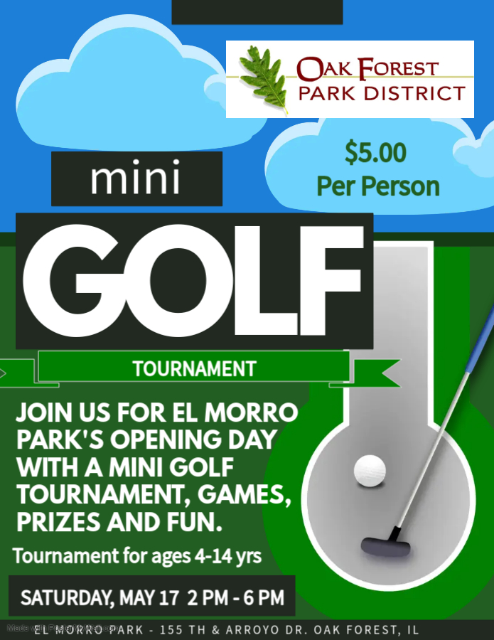 Mini Golf Tournament 2025 – Oak Forest Park District