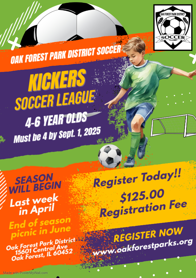 2026 Kickers Flyer – Oak Forest Park District